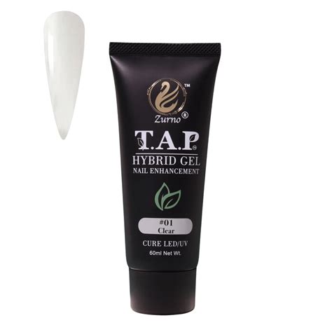 Zurno Tap Hybrid Gel Clear 60ml Bolsabeauty Nail Supply