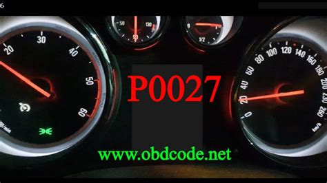 P0027 Fault Error Code Exhaust Valve Control Solenoid Circuit Range