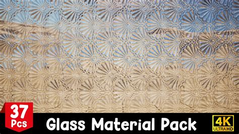 4k Pbr Glass Material Pack Flippednormals