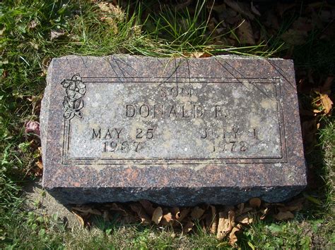 Donald Frank Bender 1907 1972 Homenaje De Find A Grave