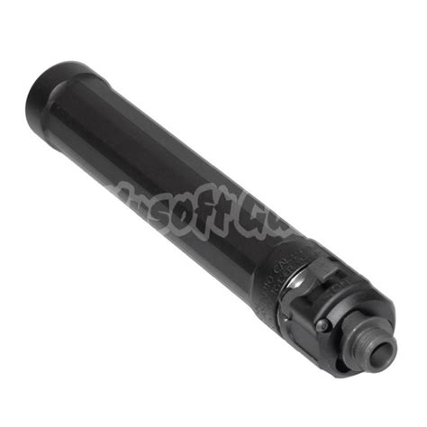 Airsoft 5ku 187mm Ryder 9 Mp5 Suppressor Silencer 14mm Cw Flash Hider