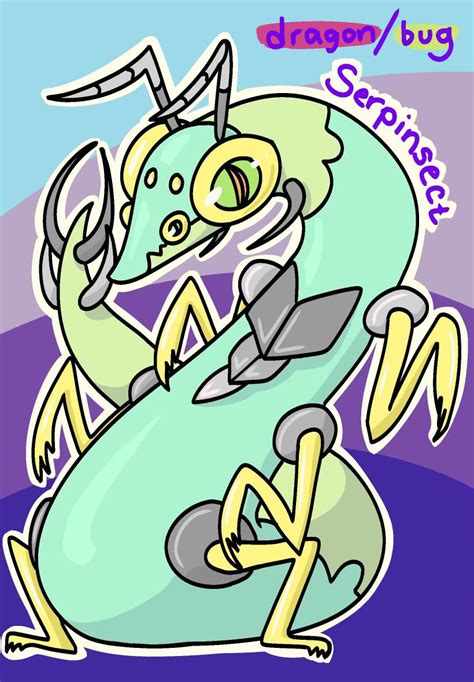 Dragon Bug Fakemon Serpinsect R Fakemon