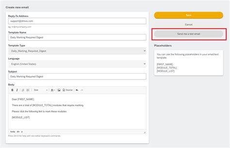 Testing Custom Email Templates Litmos