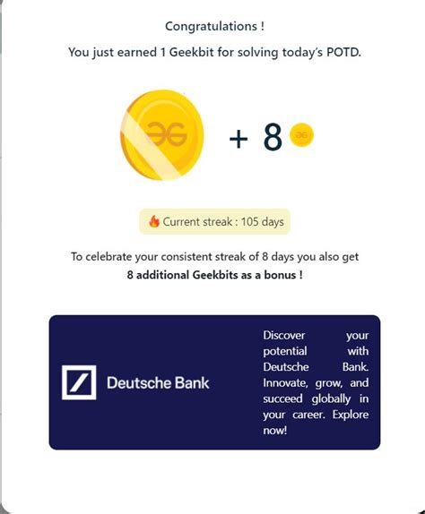 Ayush Priyadarshi On Linkedin Geekstreak2024 Deutschebank
