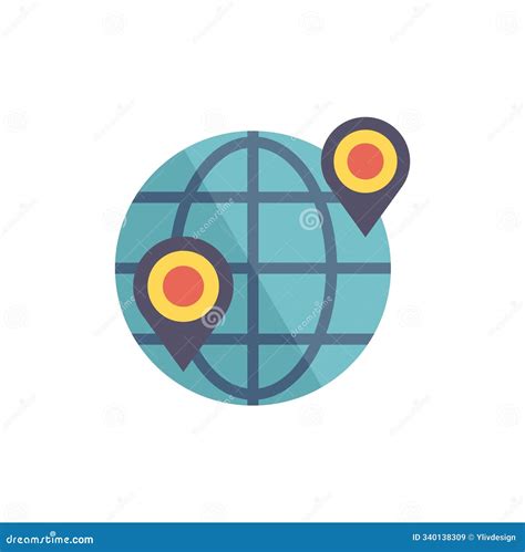 Location Pins Location Symbol Navigator Pin Checking Location Map Icons Royalty Free Cartoon