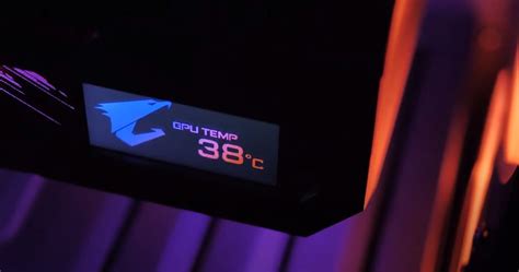 Lcd Edge View Exclusive Lcd On Aorus Rtx 30 Series Graphics Card Aorus