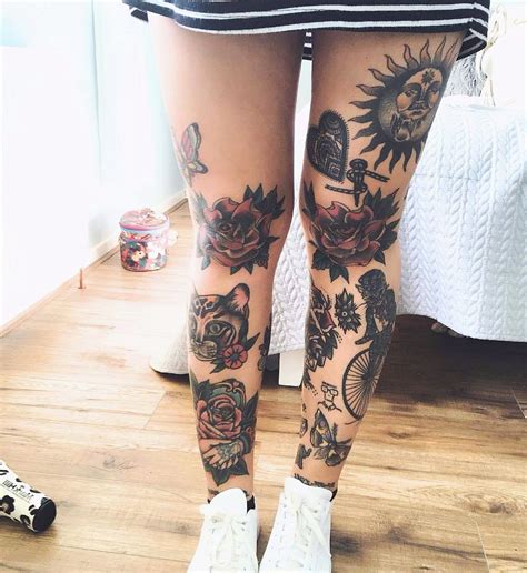 Traditional Calf Tattoos For Women Best Tattoo Ideas