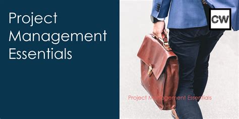 Project Management Essentials Crossworks Project Management