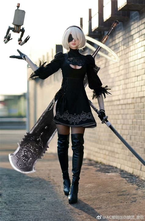 Pin On Nier Automata YoRHa No 2 Model B Cosplay Art