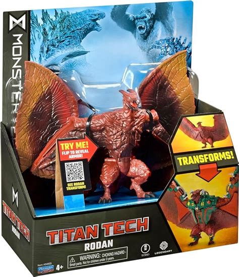 Godzilla Monsterverse Titan Tech Rodan Godzilla Godzilla Figures