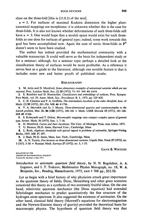 Pdf Review N N Bogolubov A A Logunov And I T Todorov Introduction To Axiomatic