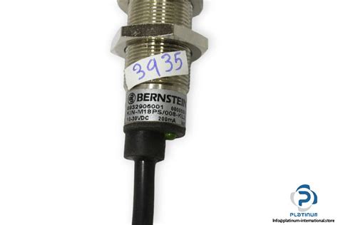 bernstein kin m18ps 008 kl2 inductive proximity sensor platinum