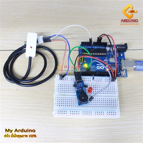 สอนใช้งาน Arduino เซ็นเซอร์วัดระดับน้ำของเหลวแบบไร้สัมผัส Liquid Level