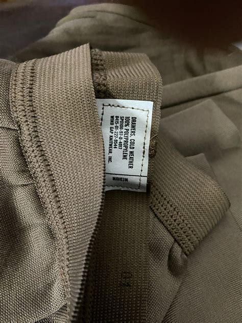 Drawers Cold Weather Polypropylene Usgi Army Military Brown Mint Medium