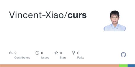 Github Vincent Xiaocurs