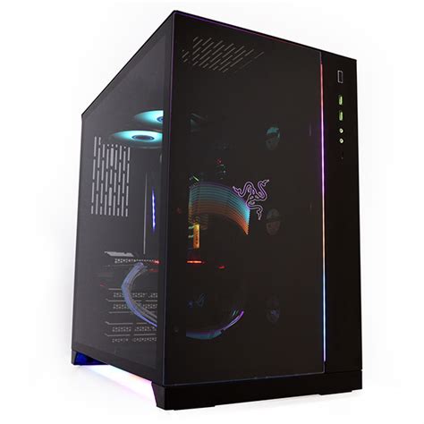Pc O11 Dynamic Razer Edition Black Tempered Glass Atx Midtower Gaming