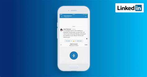 Linkedin Voice Messaging Purple Giraffe