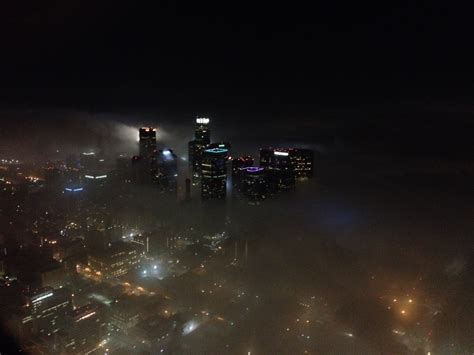 Theres A Fog Upon La Photo From National Weather Service Los