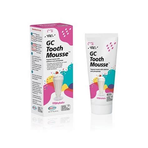Gc 10041460 Tooth Mousse Milkshake 40g Tube Box Of 10 Henry Schein