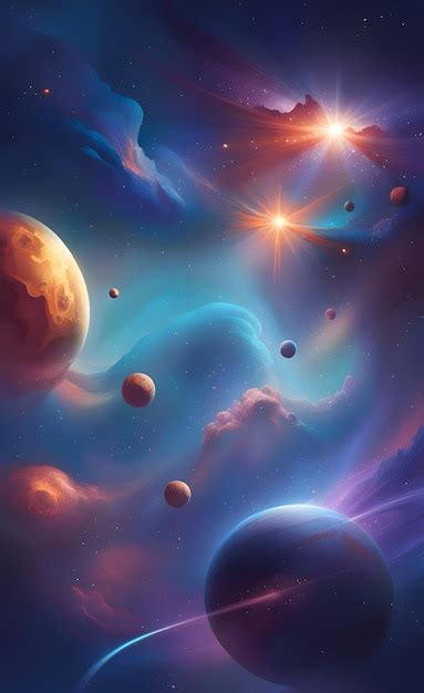 Premium Ai Image Stars And Galaxies Illustration
