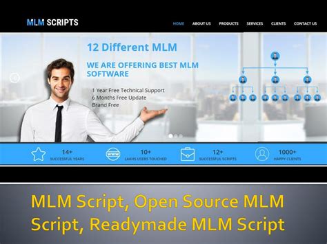 PPT MLM Script Open Source MLM Script Readymade MLM Script