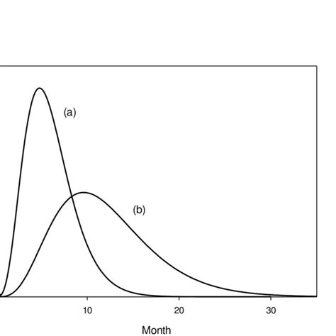 The Two Gamma Probability Density Functions Utilised As Transit Time