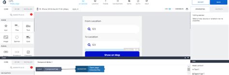 sap appgyver how to use embedded maps component sap community