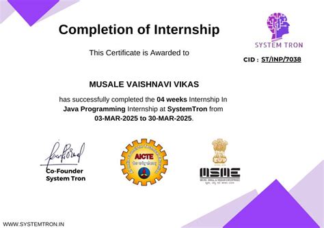 Java Programming Certificate Learningjourney Softwaredevelopment