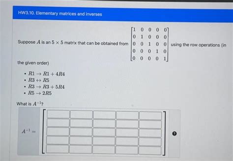 Solved Given 2×3 Matrix M Find A 3×2 Matrix B Such That