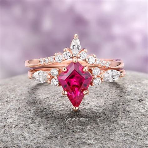 Small Ruby Ring Etsy