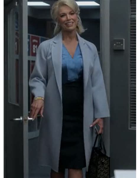 Ted Lasso S03 Hannah Waddingham Grey Coat Rebecca Coat
