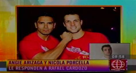 Nicola y Angie Arizaga le responden con dureza a Rafael Cardozo TVMAS EL COMERCIO PERÚ
