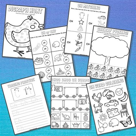 Ch Worksheets For Digraph Learning Literacy Learn