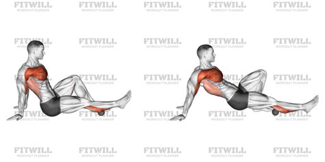 Rollball Seated Single Leg Shoulder Flexor Depresor Retractor Exercise