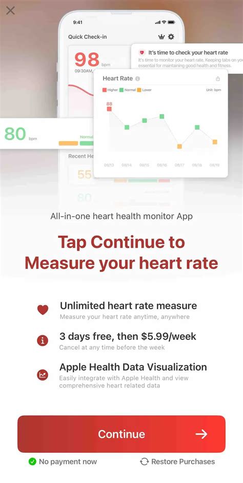 A Mobile Paywall By Check Heart Rate With Adapty