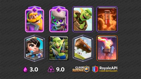 Log Bait Control 30 Cycle Players Deck Stats Royaleapi