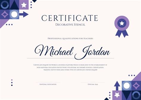 Best Certification Templates Free Editable Online Seapik