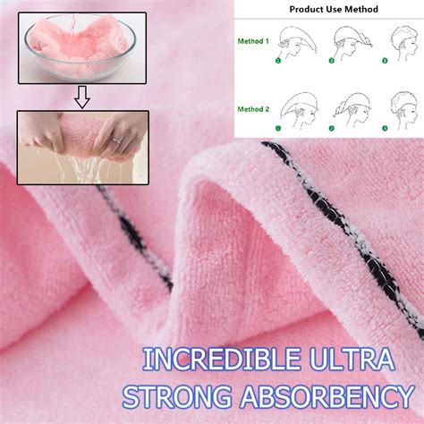 Microfiber Quick Drying Hair Towel Wrap With Button Quick Magic Bath