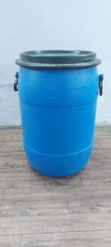 50 Litre Open Top Plastic Virgin Hdpe Drum At 325 Piece HDPE Blue Drum In Surat ID