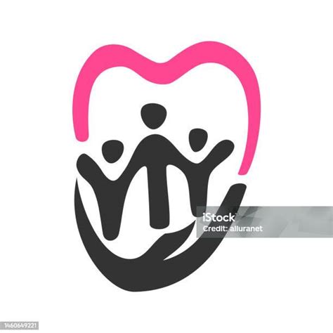 사람들 관리 로고 템플릿 아이콘 일러스트 브랜드 아이덴티티 가족에 대한 스톡 벡터 아트 및 기타 이미지 가족 개념 개념과 주제 Istock