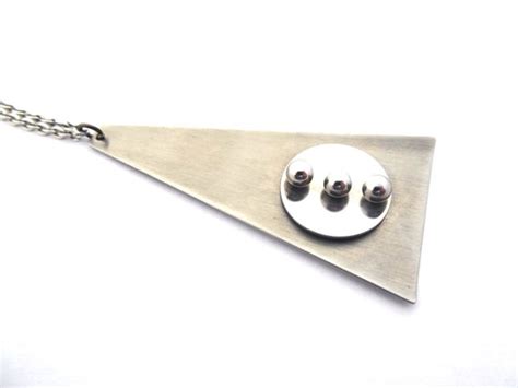 Vintage Modernist Tall Triangle Scandinavian Style St Gem