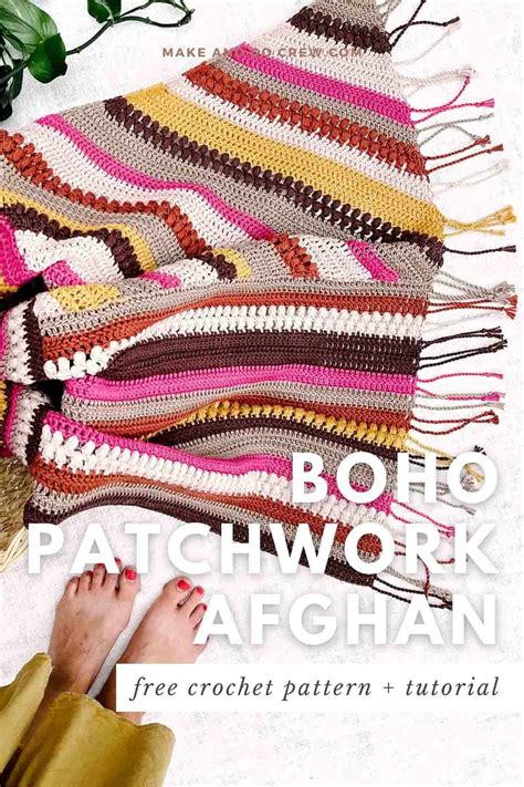 Modern Patchwork Crochet Blanket Free Pattern Modern Patchwork Crochet Blanket Free Pattern