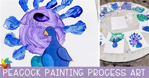 Gorgeous Peacock Process Art For The Preschool Classroom Play To Learn Preschool