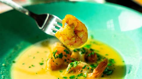 Shrimp Dishes Seafood Soup Tom Yam Kung Spicy Thai Soup With Shrimp