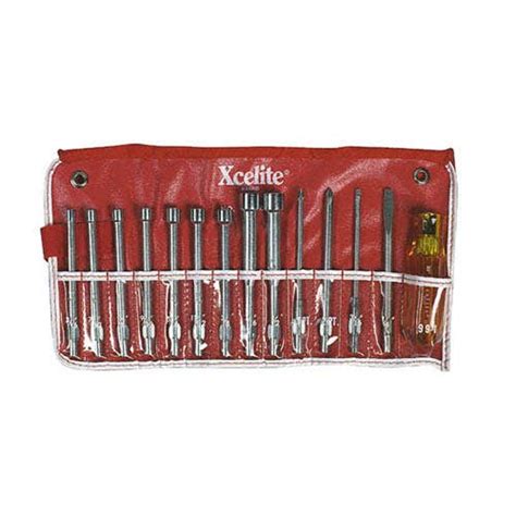 Xcelite 99pr 14 Piece Nut Driver And Screwdriver Set With Canvas Case