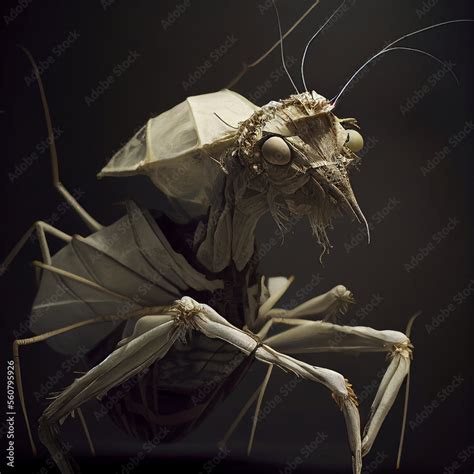 White Artificial Construct Elongated Angular Mutated Creature