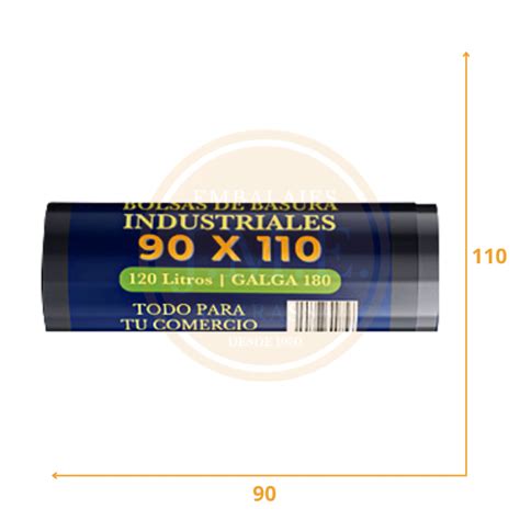 Bolsas De Basura Industriales 90×110 G180 Embalajes Jme