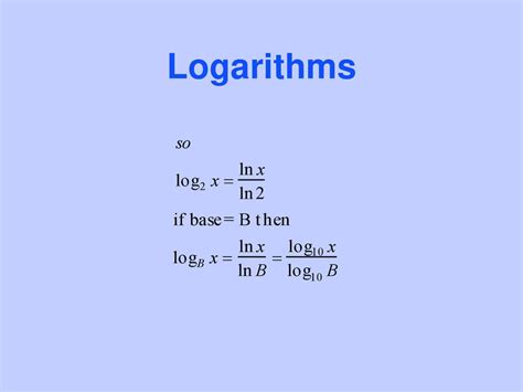 Logarithms Log Review. - ppt download