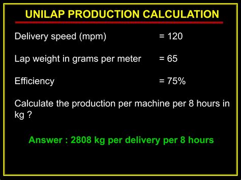 Production Calculationppt