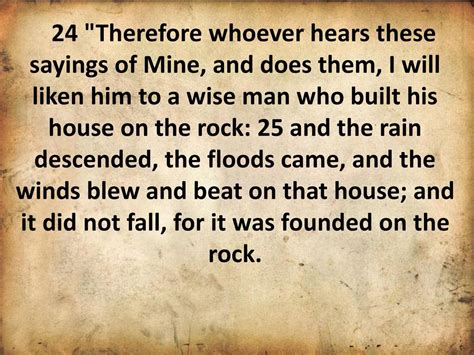 Are You On Sinking Sand Matthew 7 24 29 Wednesday Evening By Pastor